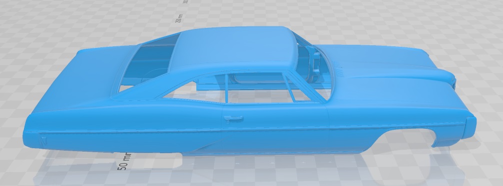 3D file Pontiac Bonneville 1968 Printable Body Car・3D printer design to ...