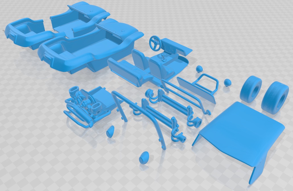 3D file Volkswagen Buggy Meyers Manx 1965 Printable Car 🚗・Model to ...
