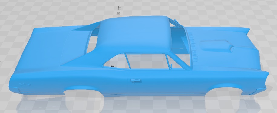 3D file Pontiac GTO 1967 Printable Body Car・Model to download and 3D ...