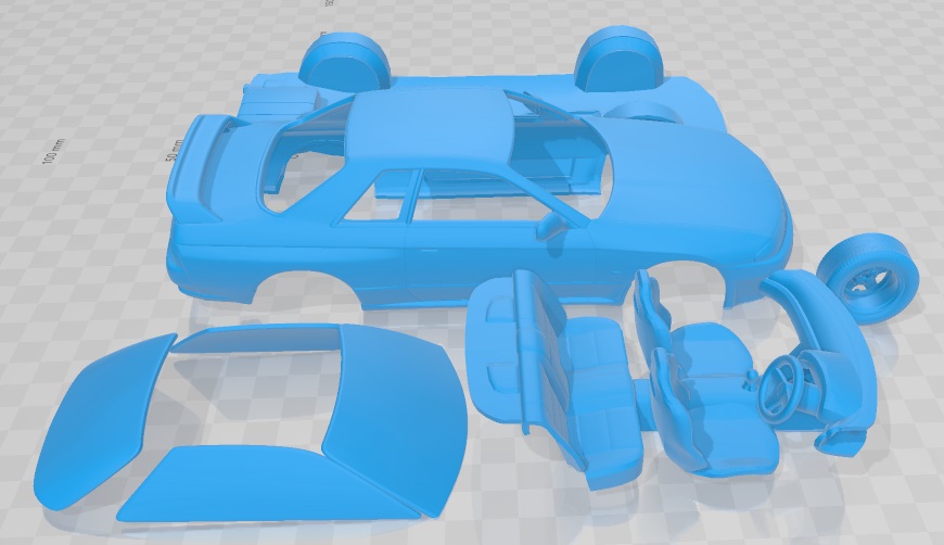 3D file Nissan Skyline R32 GT-R Coupe 1989 Printable Car・3D printing ...