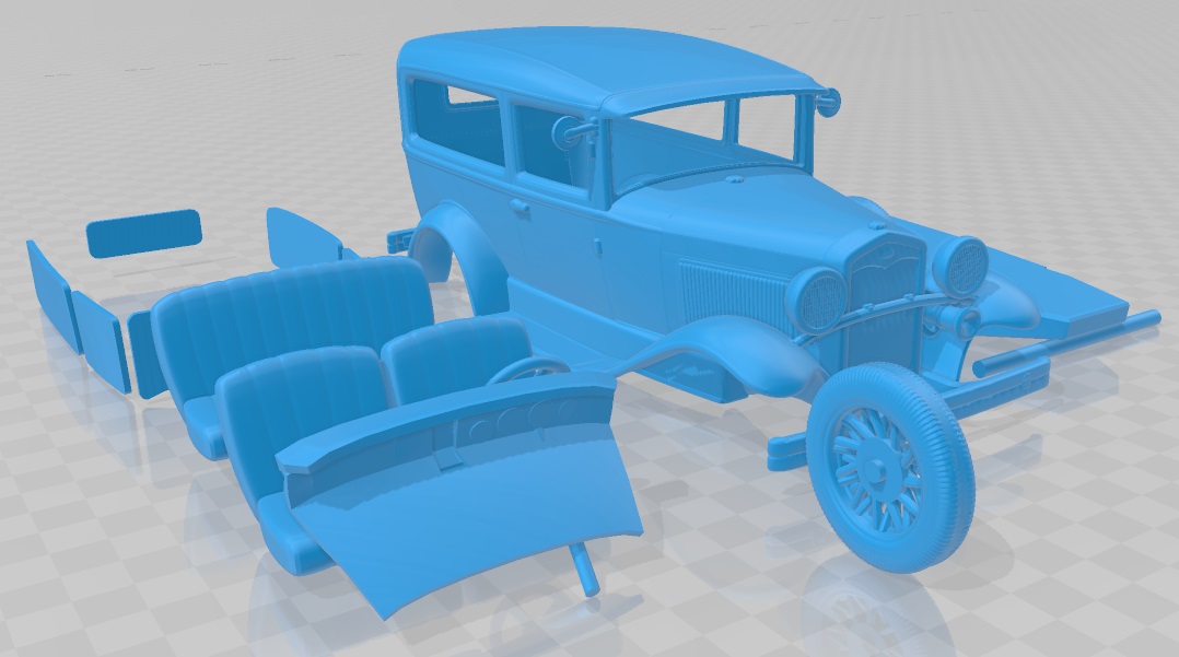 3D file Ford A 1927 Printable Car・Template to download and 3D print・Cults