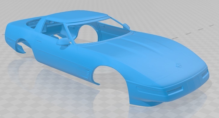 Free STL file Chevrolet Corvette 1996 Printable Body Car 🚙・Template to ...