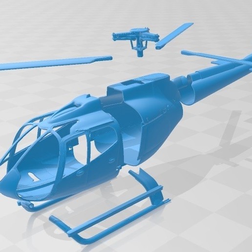 Download STL file Helicopter Printable • 3D print model ・ Cults