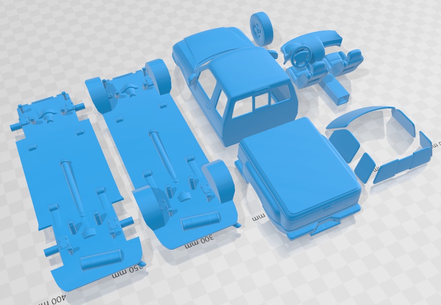 3D file Ford Ranger Extended Cab Flare Side XLT 1998 Printable Car・3D ...