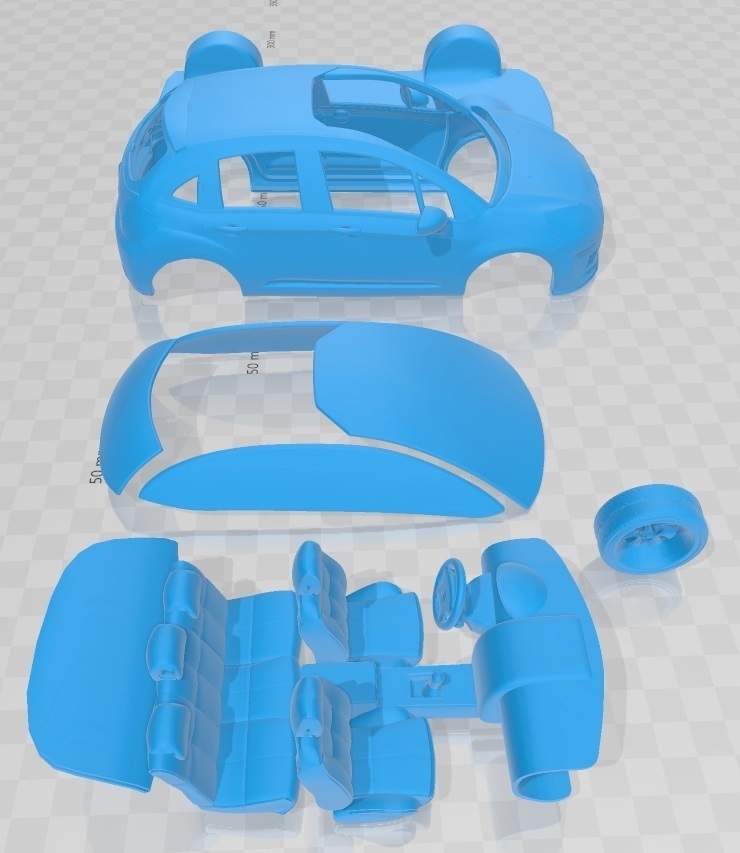 3D file Citroen C3 2010 Printable Car・Model to download and 3D print・Cults