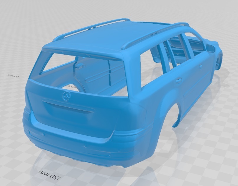 Файл STL Mercedes Benz GL Printable Body Car・3D-печатный дизайн для ...
