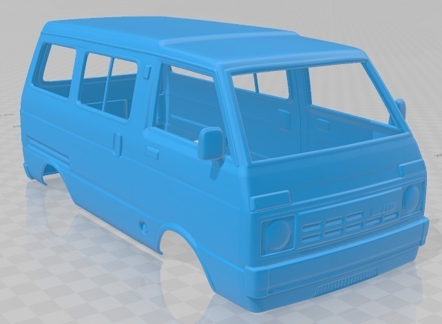 3D file Daihatsu Hijet Tianjin TJ 110 1981 Printable Body Van・3D print ...
