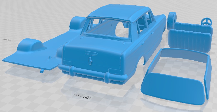 3D-Datei Standard Gazel 1971 Druckfähiges Auto・3D-druckbares Design zum ...