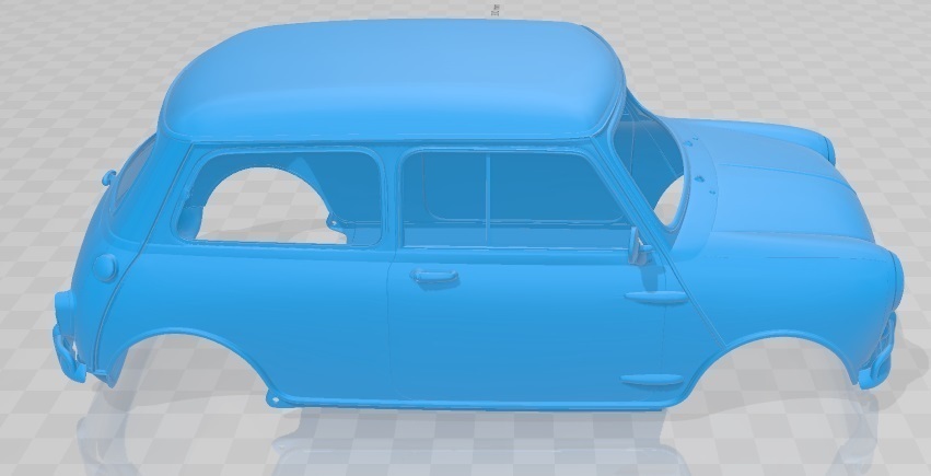 3D file Mini Cooper S 1965 Printable Body Car・Template to download and ...