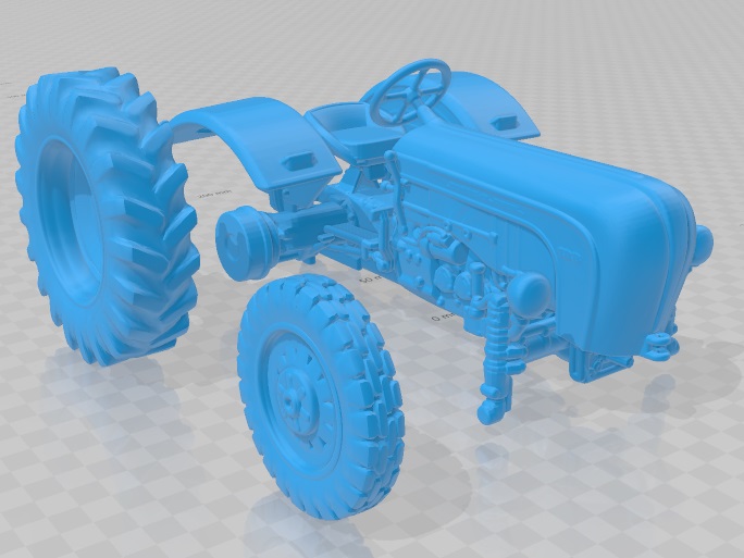3D file Porsche Diesel Tractor P133 1956 Printable 🚜・3D printable model ...