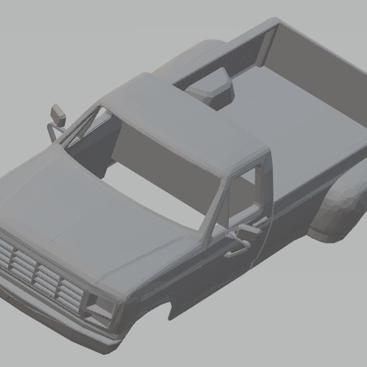 Download STL file F350 Printable Body Truck • 3D printer design ・ Cults