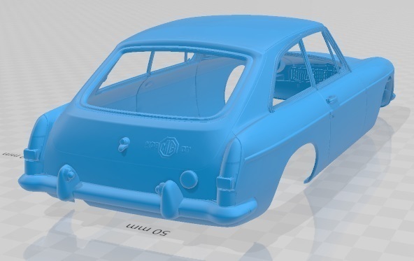 3D file MG MGB GT 1965 Printable Body Car・3D print object to download・Cults