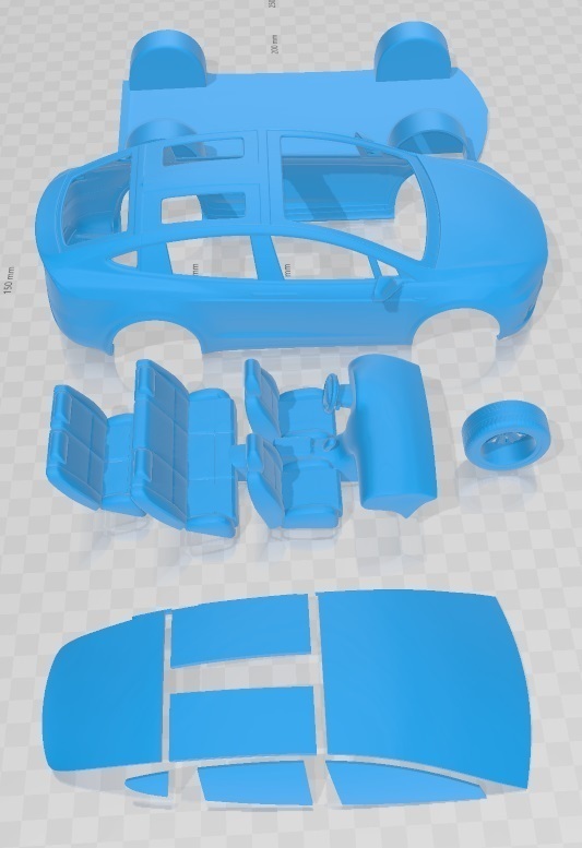 3D file Tesla Model X 2017 Printable Car・3D printable design to ...