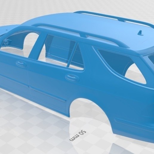 Download STL file Saab 9-5 Wagon Aero 2005 Printable Body Car • 3D ...