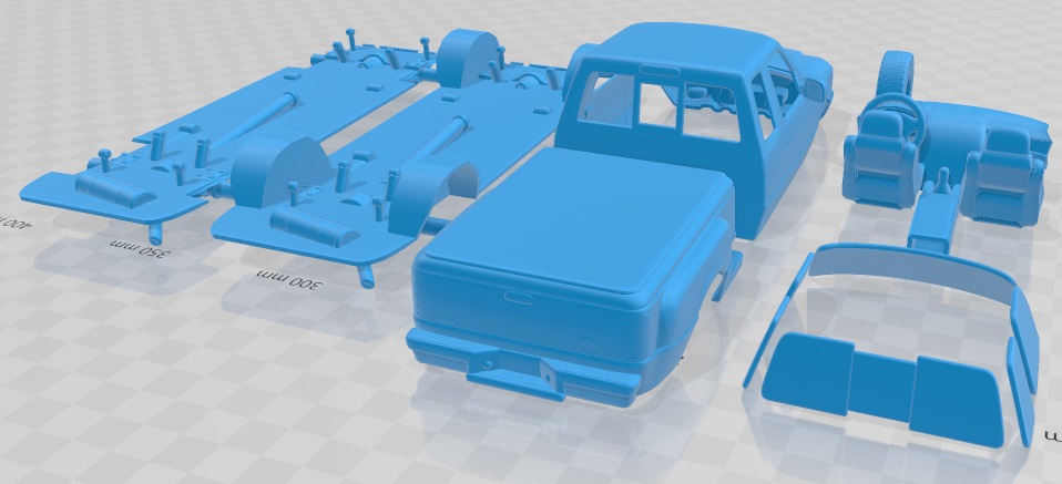3D file Ford Ranger Extended Cab Flare Side XLT 1998 Printable Car・3D ...
