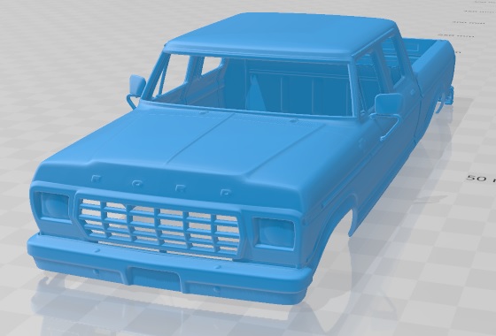 3D file Ford F 250 Series 1978 printable Body Car・3D printing model to ...