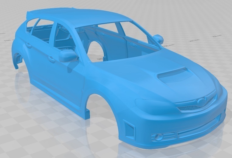 3D file Subaru Impreza WRX STI 2010 Printable Body Car・Model to ...