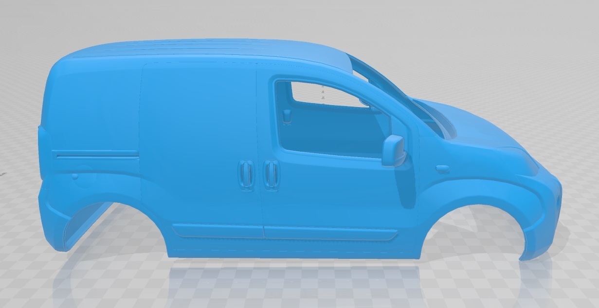 Файл STL Peugeot Bipper Printable Body Van・Модель для печати в 3D ...