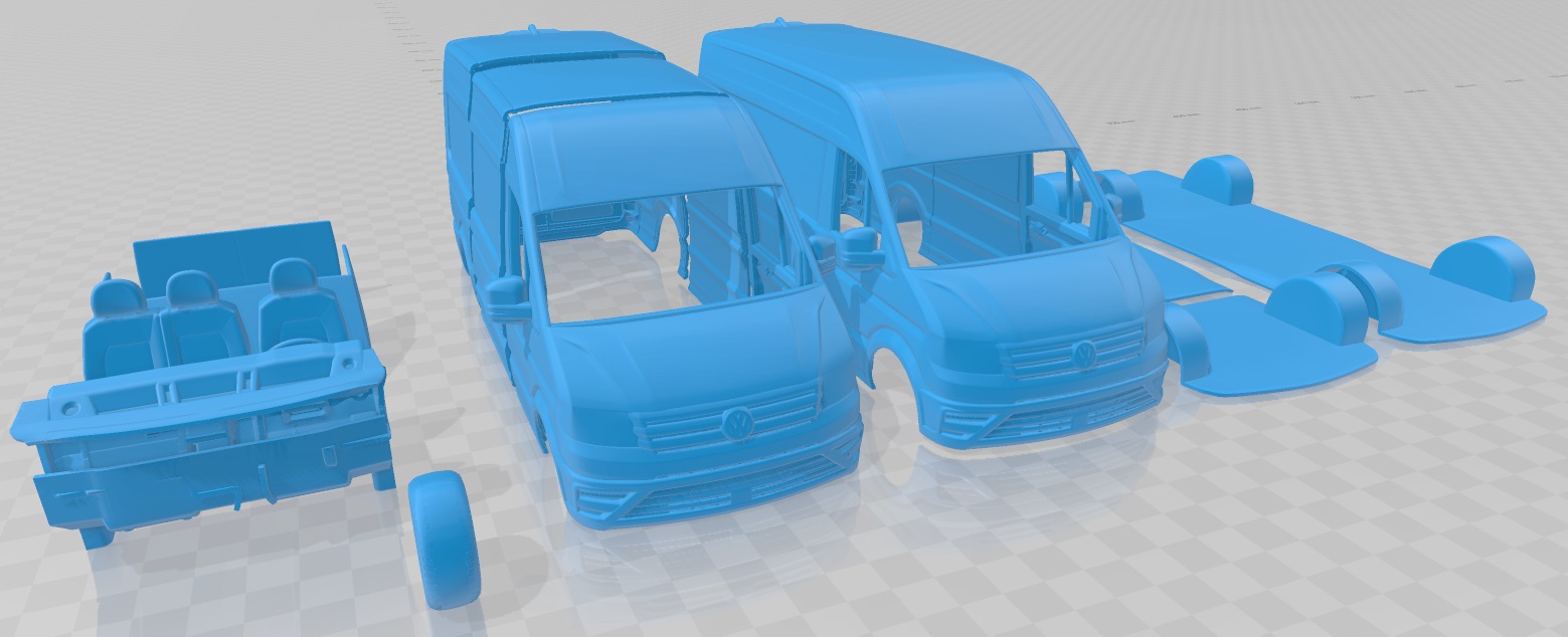 3D file Volkswagen Crafter L1H2 2017 Printable Van 🚗・3D printable ...