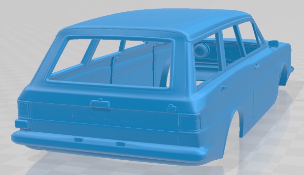 3D file Ford Taunus P6 12M Station Wagon 1967 Printable Body Car・3D ...