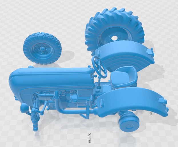 Fichier 3D Porsche Diesel Tractor P133 1956 Imprimable・Modèle à ...