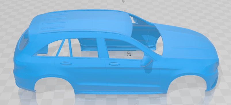 3D file Mercedes Benz GLC Class 2016 Printable Body Car・3D printing ...
