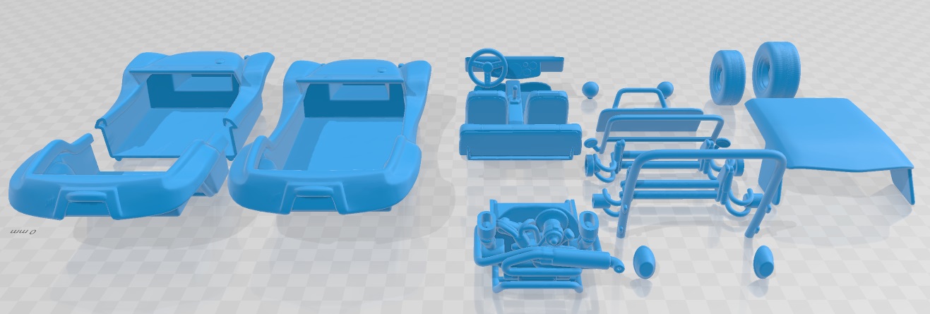 3D file Volkswagen Buggy Meyers Manx 1965 Printable Car 🚗・Model to ...