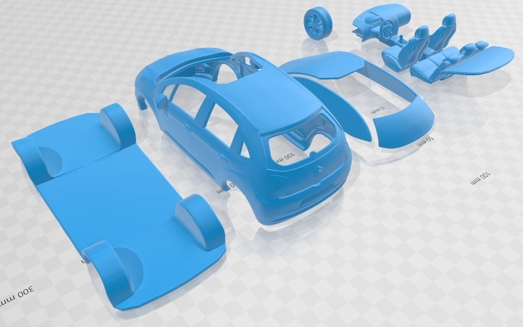 3D file Citroen C3 2010 Printable Car・Model to download and 3D print・Cults
