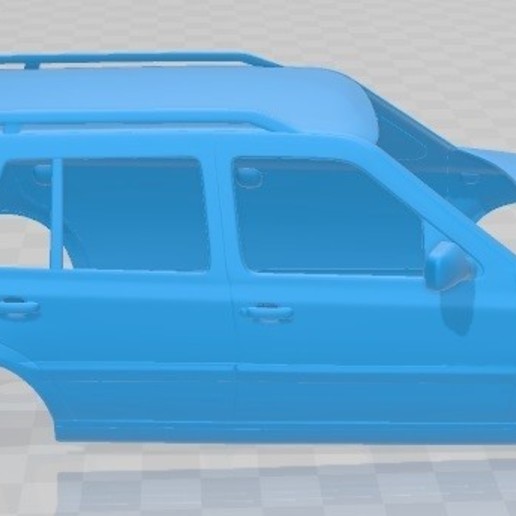 Download STL file Volkswagen Golf Variant 1993 Printable Body Car • 3D ...