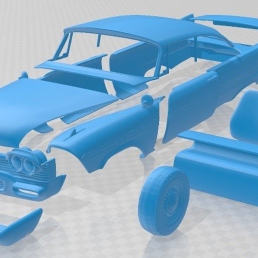 Download 3D printing designs Plymouth Fury Christine 1958 Printable Car ...