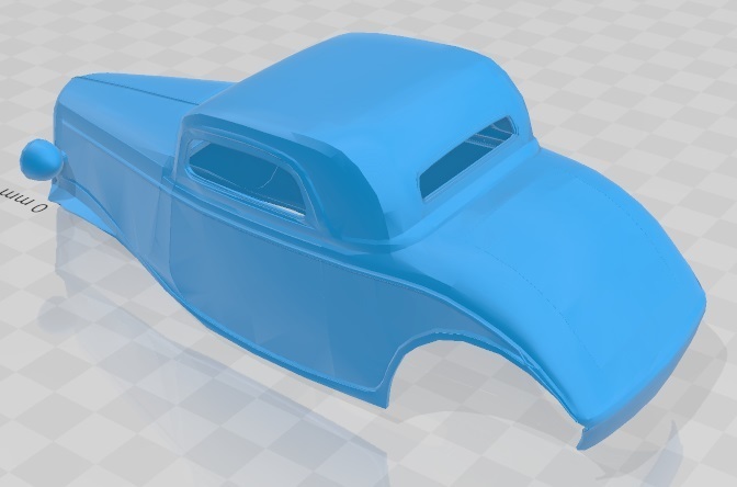 STL file Hot Rod Printable Body Car・3D printable model to download・Cults