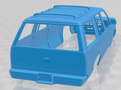 3D file Ford Explorer 1990 Printable Body Car・3D print model to ...