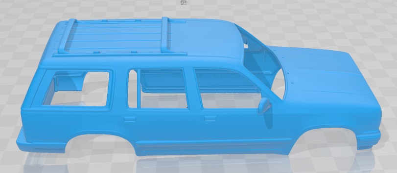3D file Ford Explorer 1990 Printable Body Car・3D print model to ...