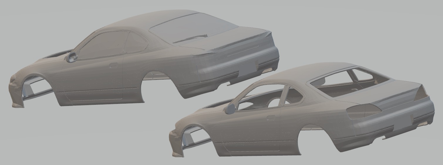 STL file Nissan Silvia S15 Printable Body Car・Template to download and ...