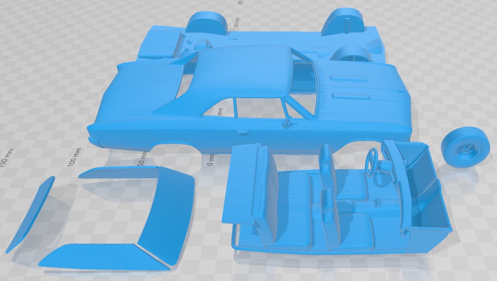 3D file Chevrolet Chevelle SS 1966 Printable Car・Model to download and ...