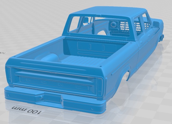 3D file Ford F 250 Series 1978 printable Body Car・3D printing model to ...