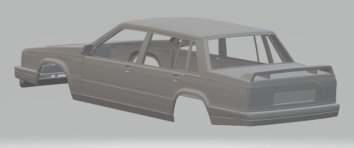 STL file Volvo 740 Printable Body Car・3D print design to download・Cults