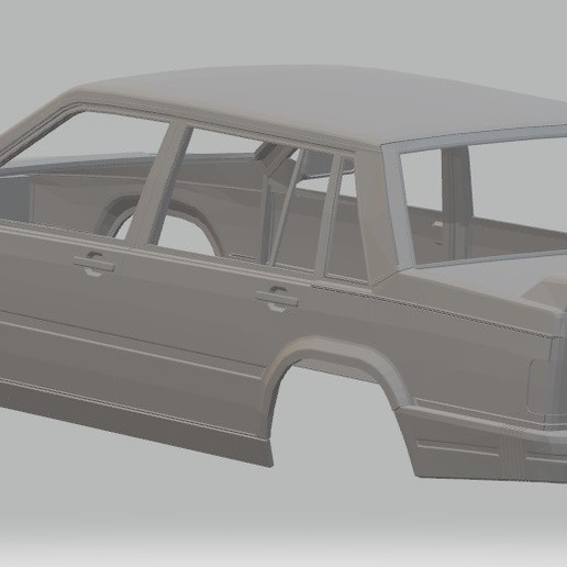 Download 3D model Volvo 740 Printable Body Car ・ Cults