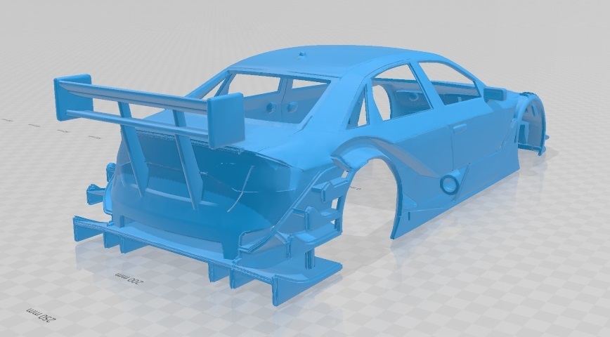 Archivo STL A4 DTM Printable Body Car・Plan de impresión en 3D para ...