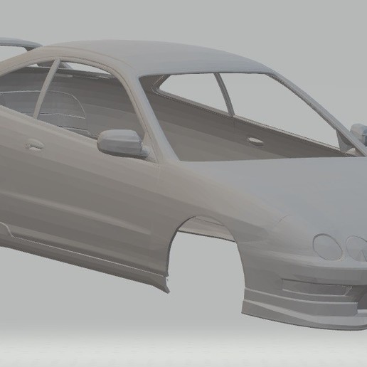 Download 3D printing templates Acura Integra Type R DC2 Printable Body ...