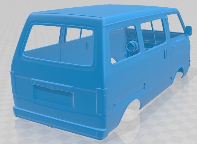 3D file Daihatsu Hijet Tianjin TJ 110 1981 Printable Body Van・3D print ...