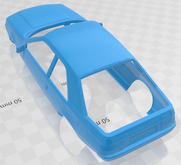 Fichier 3D Renault Fuego Carrosserie imprimable・Plan pour imprimante 3D à télécharger・Cults