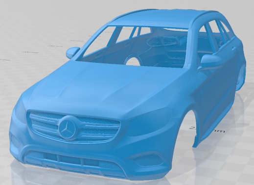 3D file Mercedes Benz GLC Class 2016 Printable Body Car・3D printing ...