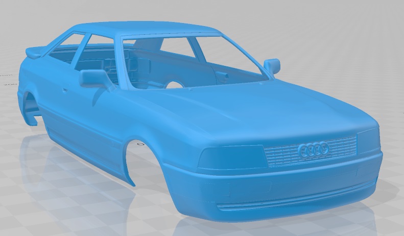 Fichier 3D Audi Coupe (8B) 1988 Carrosserie imprimable・Design pour imprimante 3D à télécharger・Cults