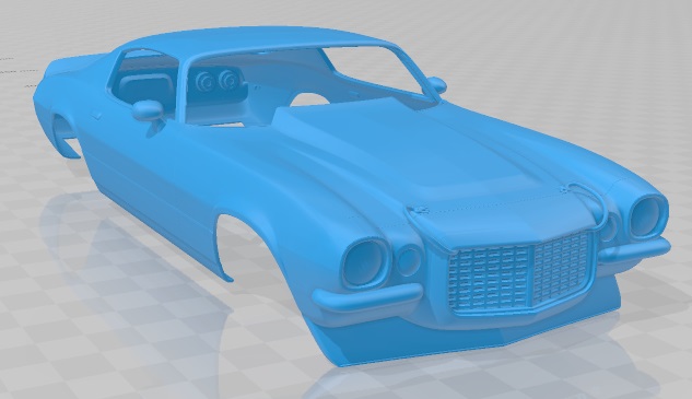 3D file Chevrolet Camaro 1970 Protouring Printable Printable Body Car ...