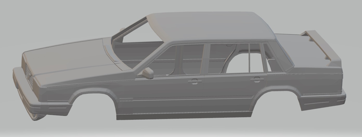STL file Volvo 740 Printable Body Car・3D print design to download・Cults