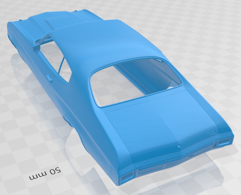 3D file 1970 Chevrolet Chevelle SS 396 Hardtop Coupe・3D print object to ...