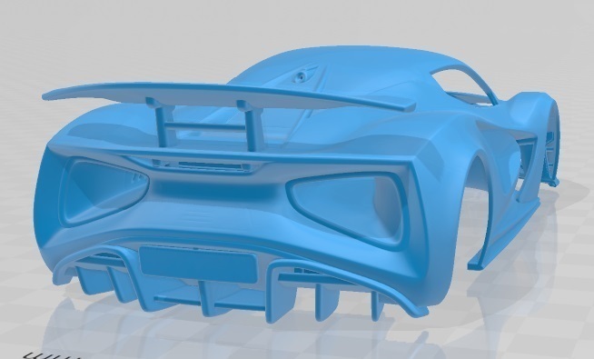 3D file Lotus Evija 2020 Printable Body Car・3D printer model to ...