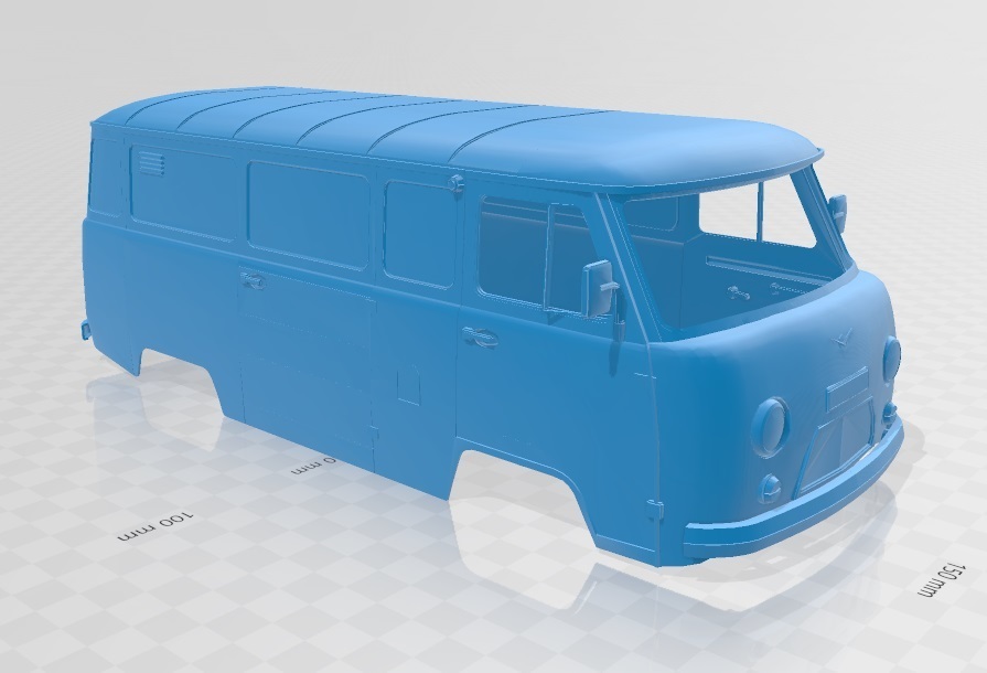 STL file UAZ 2206 Printable Body Van 🚐・3D printable model to download・Cults
