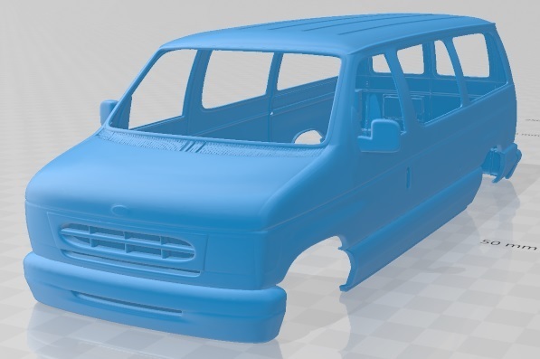 3D file E Passenger 1988 Printable Body Van・3D printer model to ...